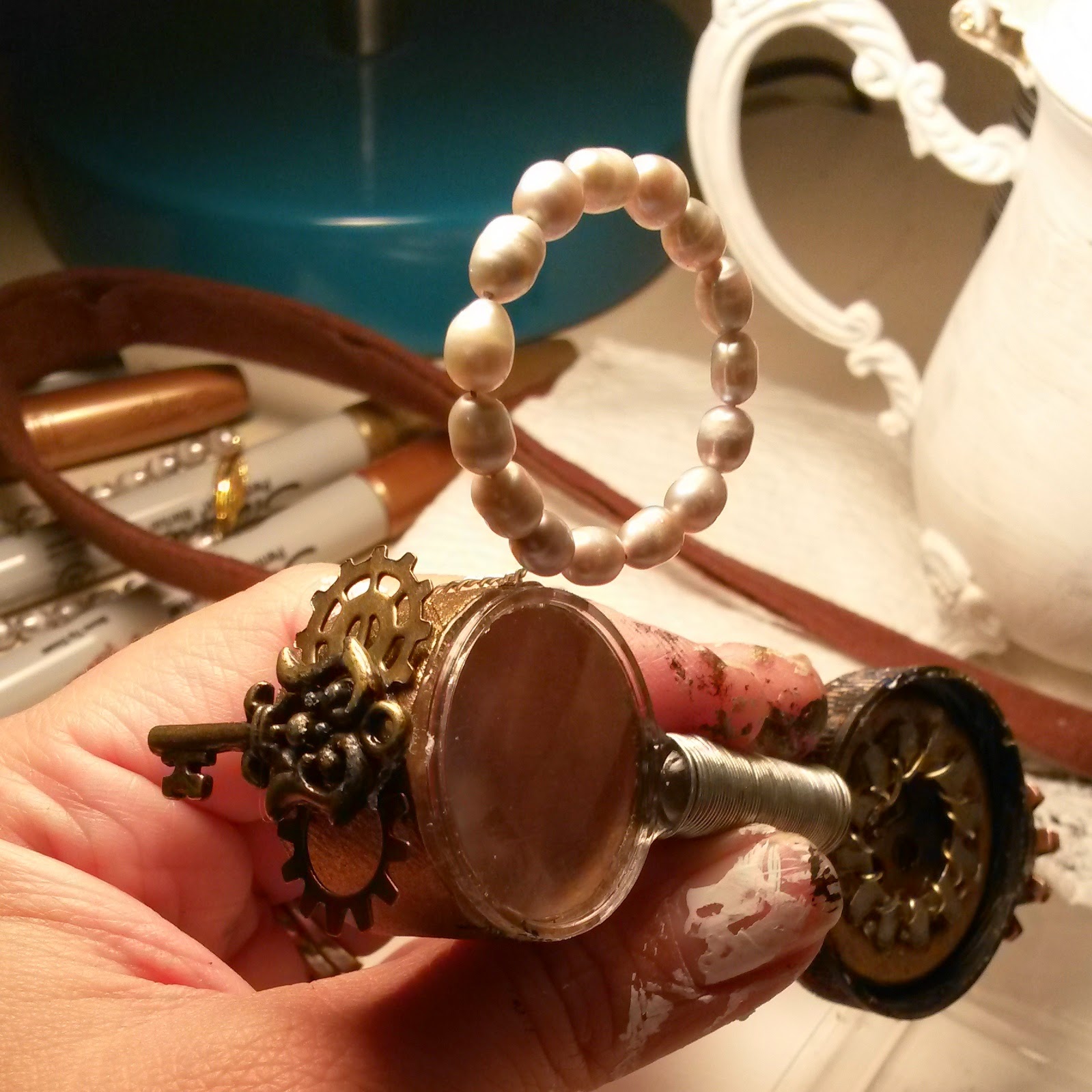 The Peacock Pearl: Steampunk Shower: Party Prep