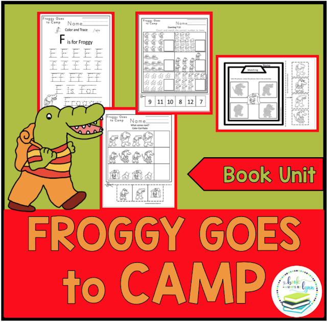 FROGGY GOES TO CAMP BOOK UNIT ~ Book Units by Lynn
