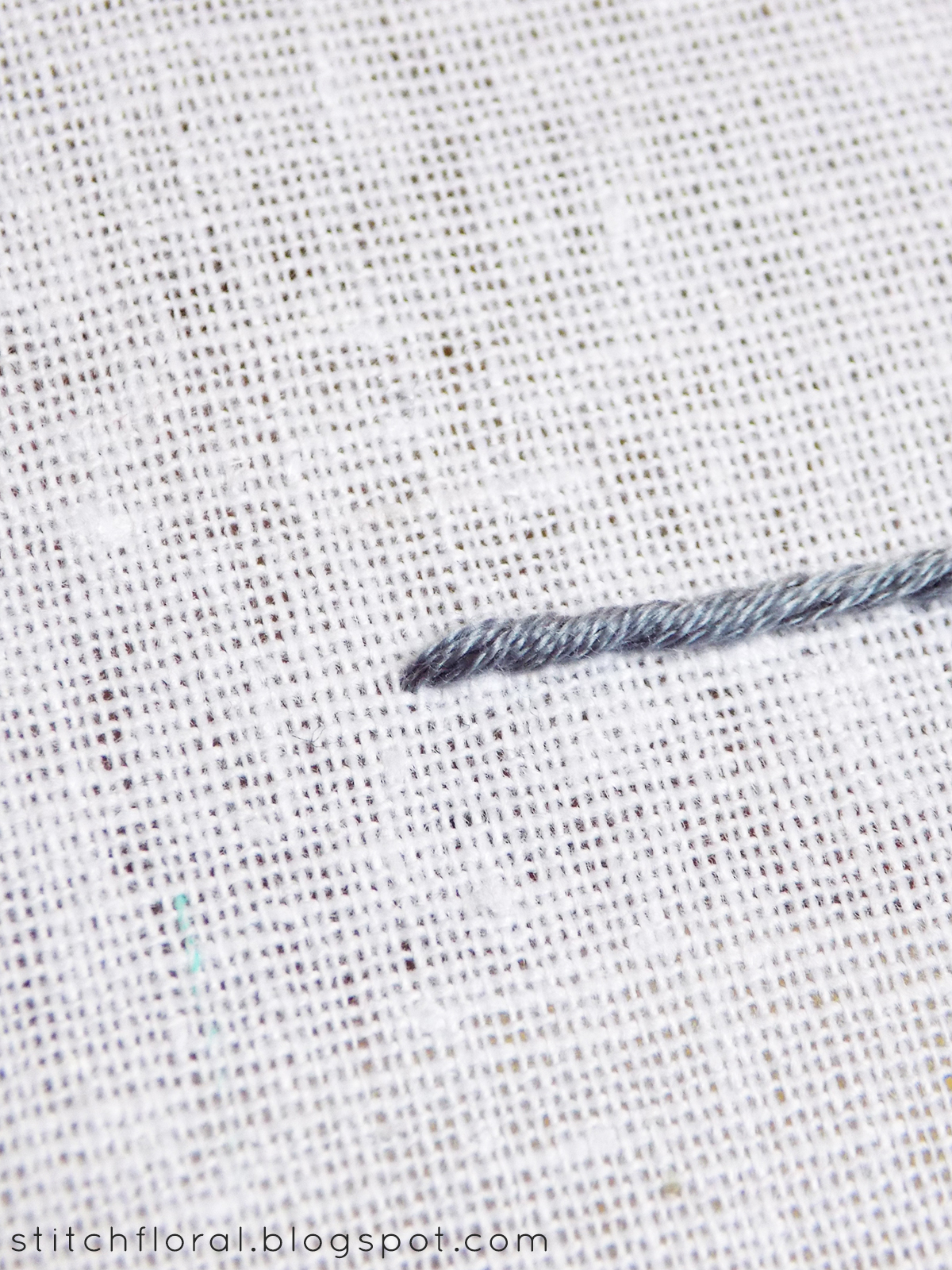 Rope stitch How-To - Stitch Floral