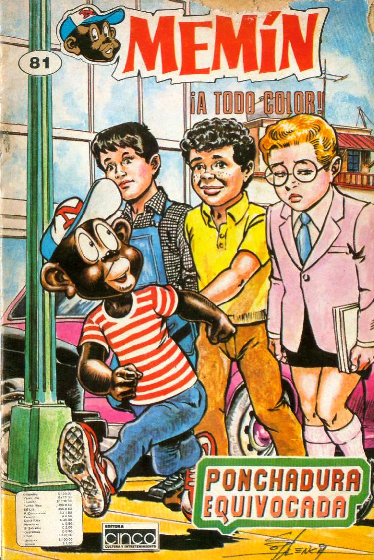 Mexico Comic Sonrisas: Memin ¡A todo color! - Ed. Cinco (81 al 85)