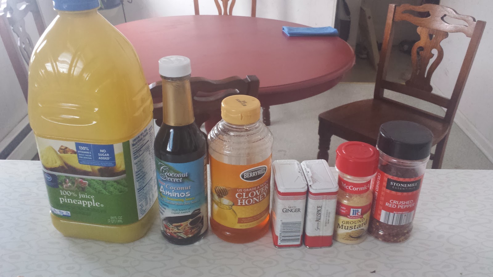 Lining up the Ingredients...