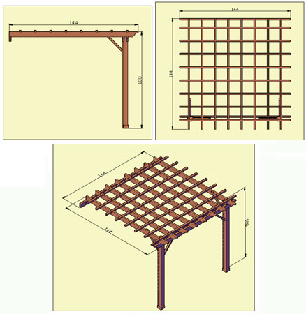 Homestay Kak Zah Nusaputra: Idea : Pergola Design