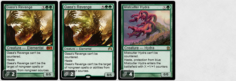 Magic the Gathering Adventures: Modern Green Devotion Can't be Countered