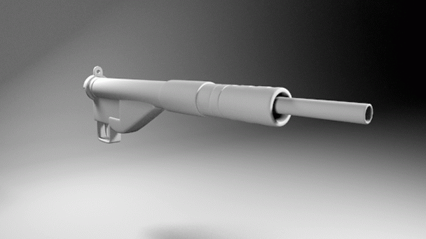 jackson.miller | art.feed: Modeling Monday #3 | 7.27.14 | Sten Gun Mk. II