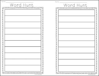 Mrs. Byrd's Learning Tree: Word Hunt Fun!