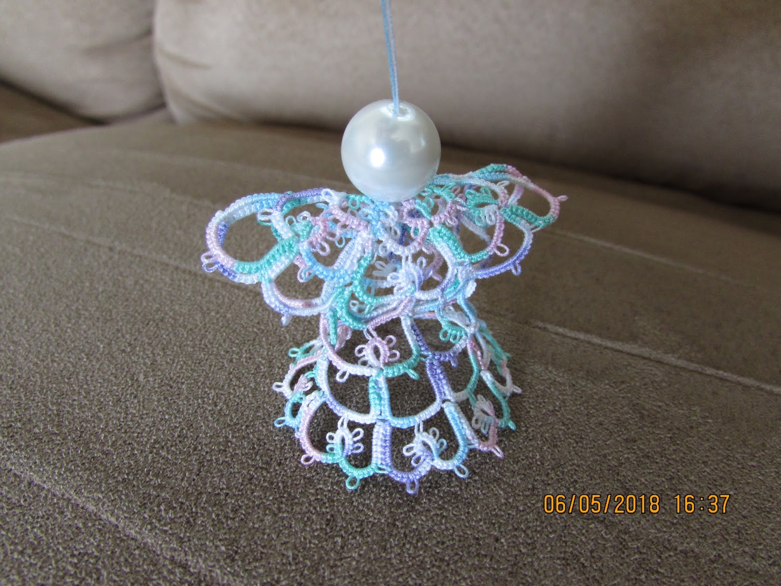 Tatting Lace in Grace: A Test-Tatted Angel