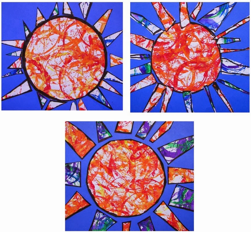 The Rolling Artroom: The Sun 1st-3rd Grade