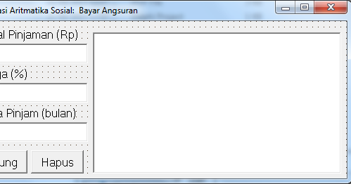 Aplikasi Aritmatika: Menghitung Besar Angsuran - Pustaka Matematika
