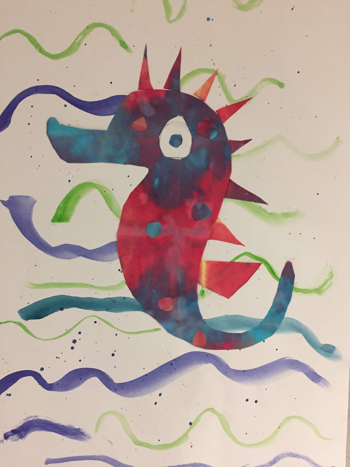 Mrs. O'Connell's Art Room: Eric Carle Sea Horse