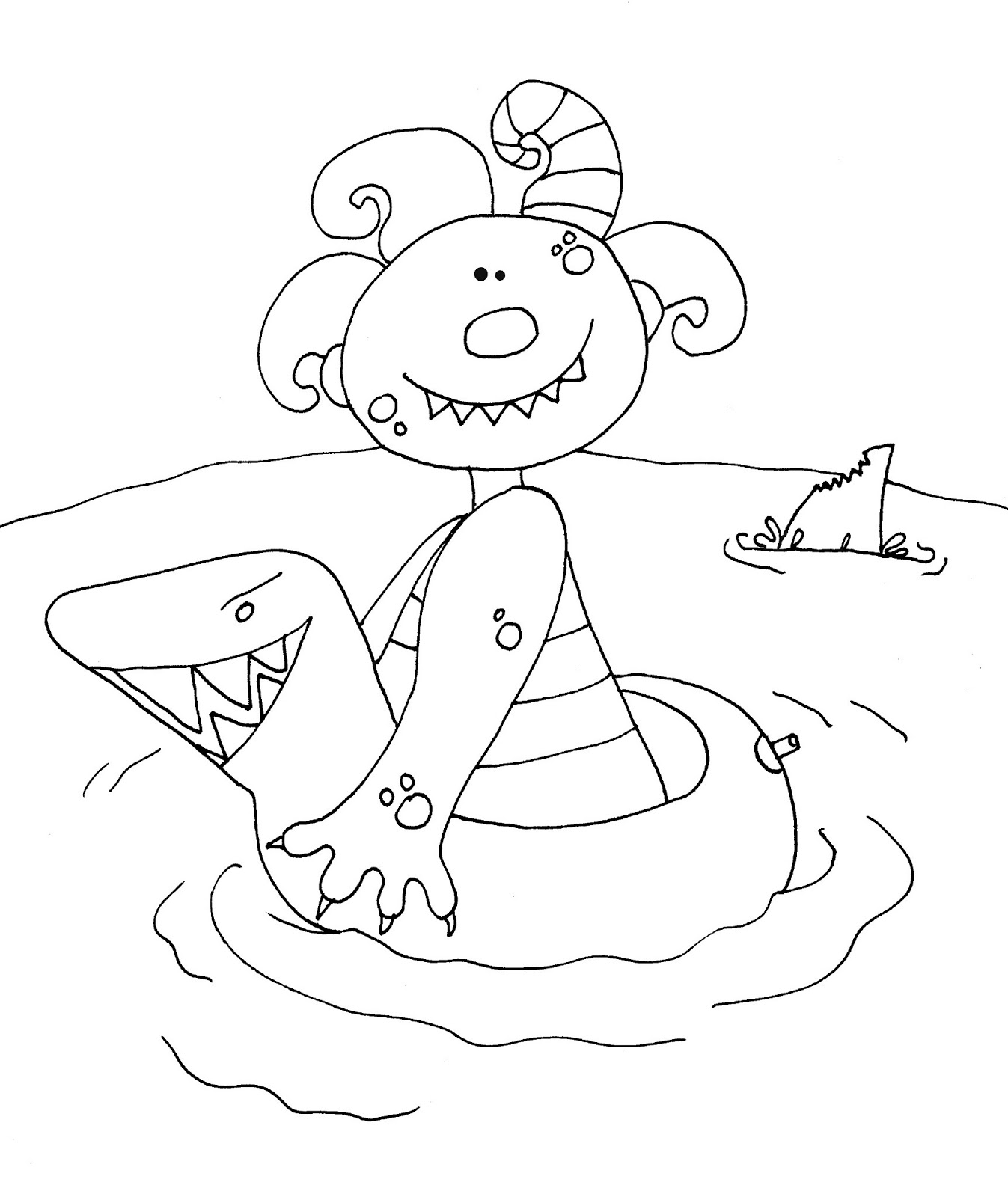 Inner Tube Coloring Page Coloring Coloring Pages
