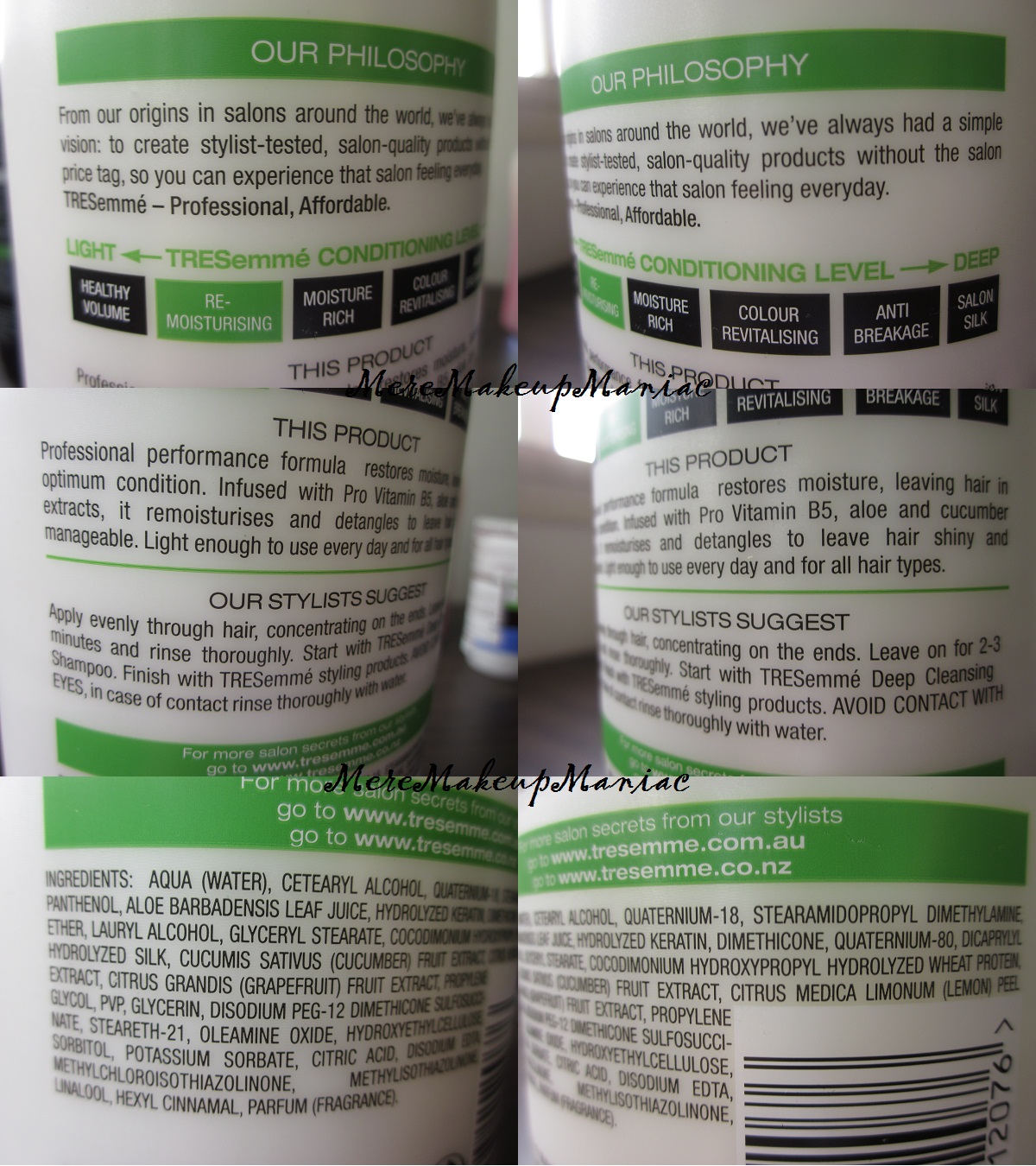 Review: TRESemmé Deep Cleansing Shampoo and Remoisturising Conditioner