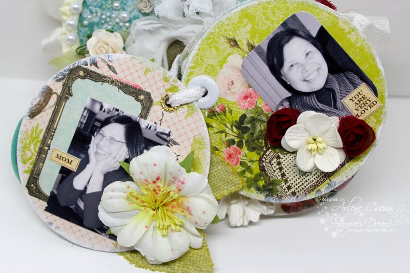 Butterfly Kisses & Paper Pretties: Altered Circle Tin with Mini Album