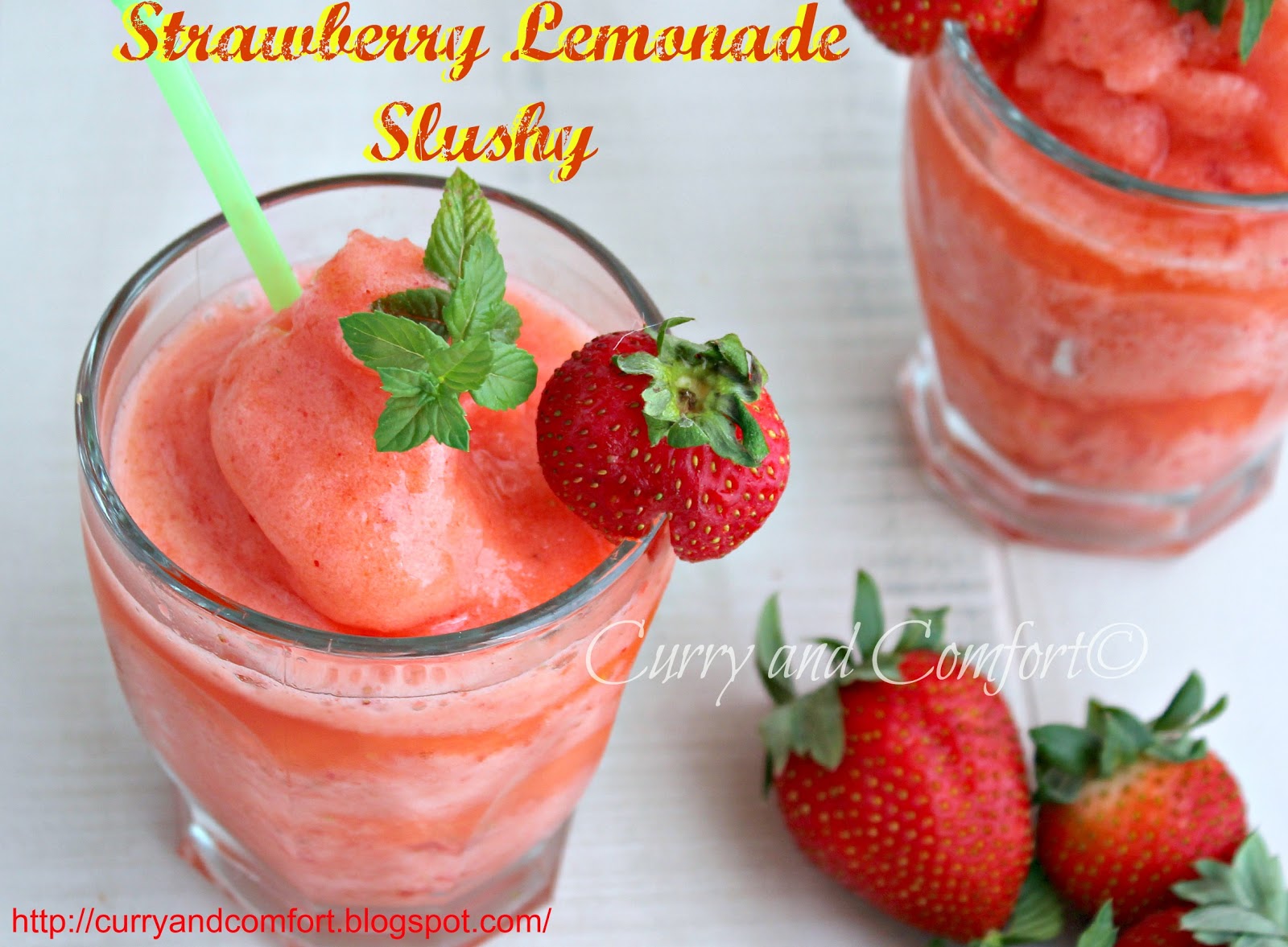 Kitchen Simmer: Strawberry Lemonade Slushy