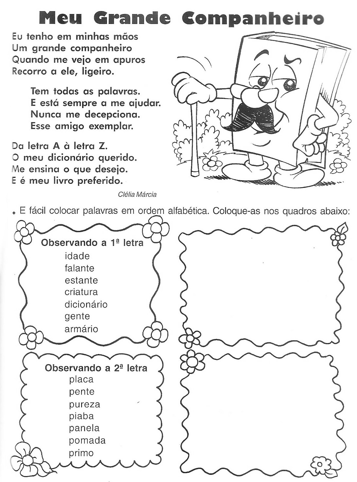 Atividades Infantil de Gramática para 3° Ano - Com Desenhos para ...