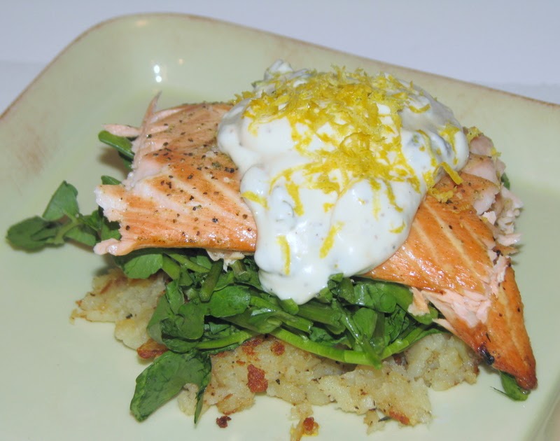 The Four Points Foodie: Stacked Salmon