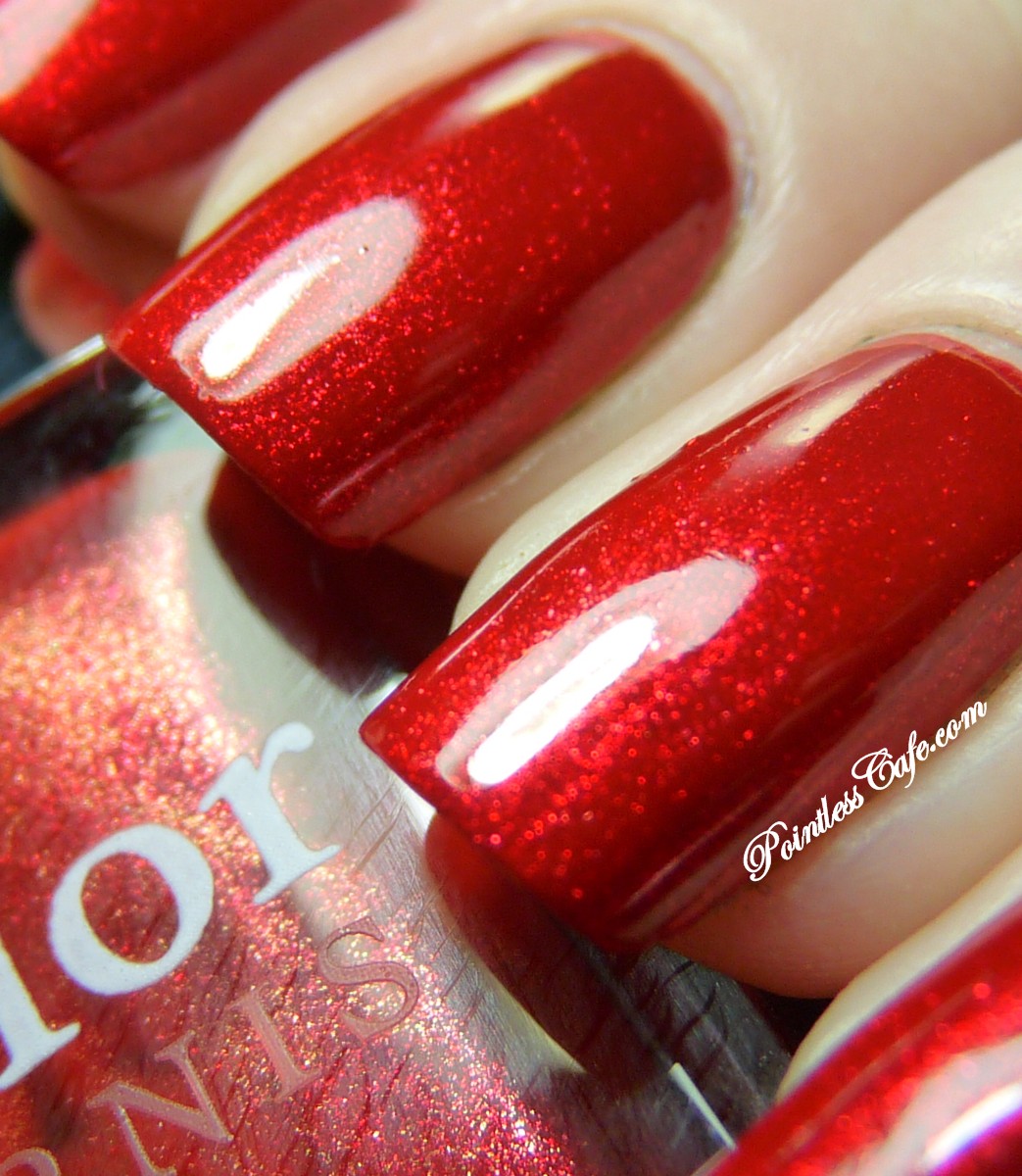 Nail of the Day: Dior Red Queen Satin # 842 | Pointless Cafe