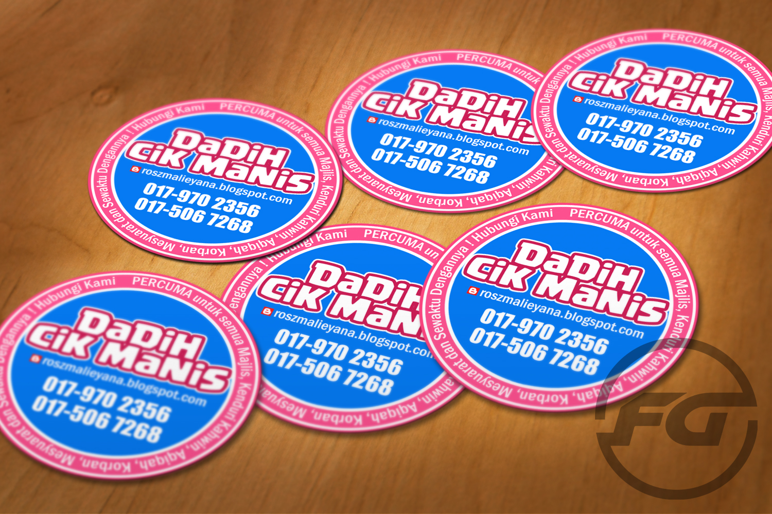 Fizgraphic: Design dan Printing Sticker #36