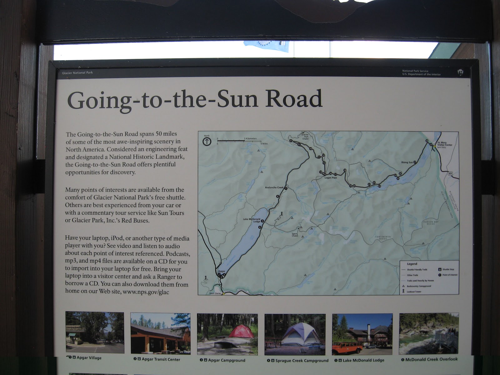 Going To The Sun Road Montana Map - United States Map