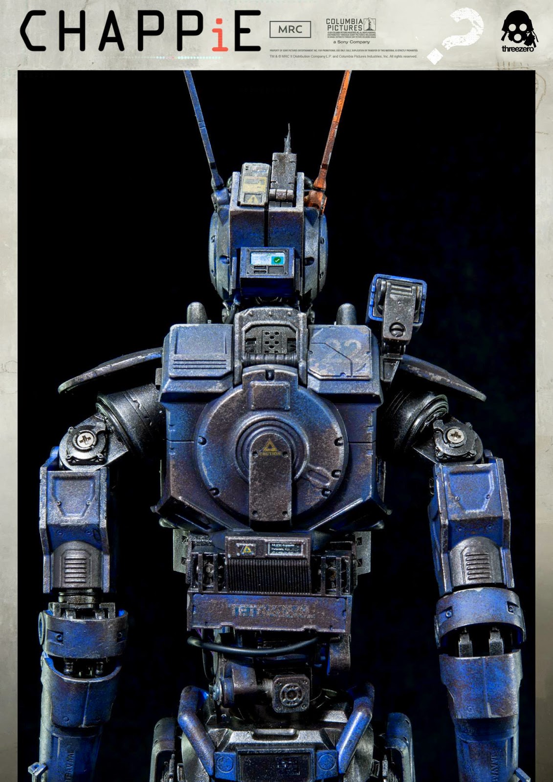 toyhaven: Recently Announced: ThreeZero 1/6th scale CHAPPiE 12-inch ...