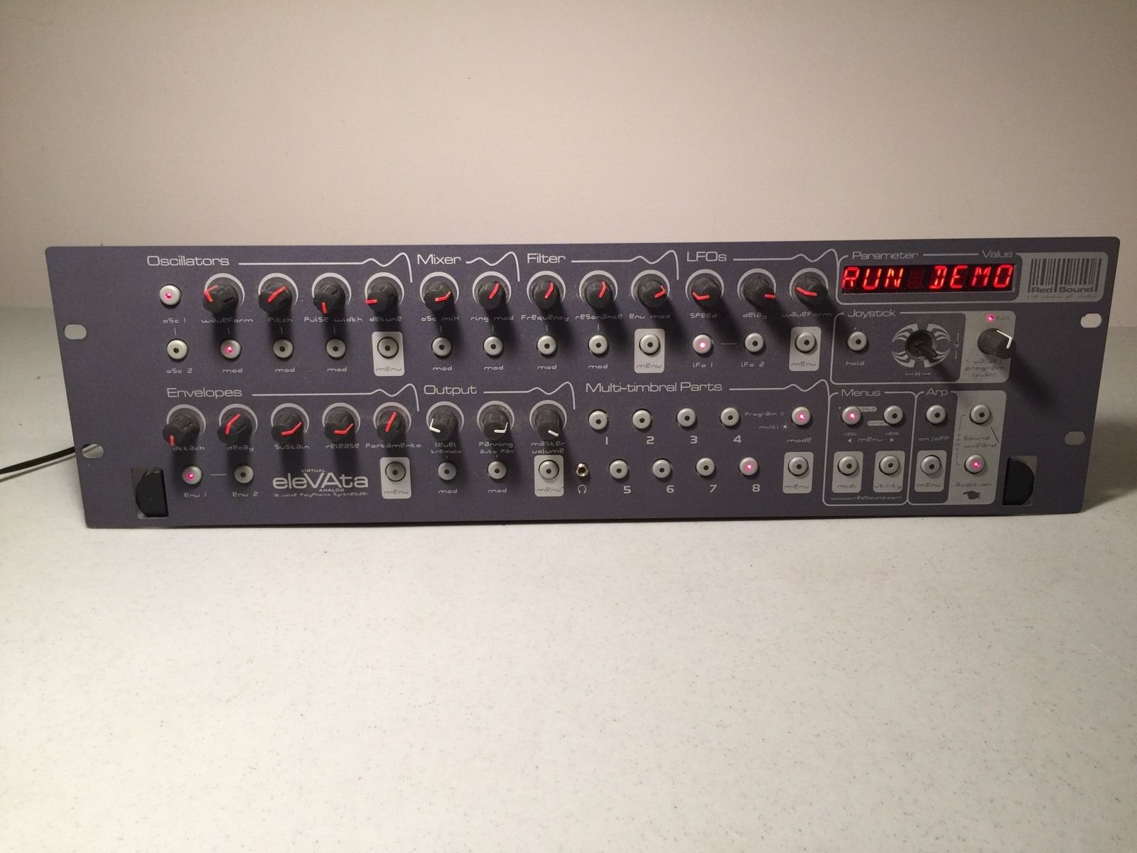 MATRIXSYNTH: Red Sound System Elevata Virtual Analog Synthesizer 16-VOICE