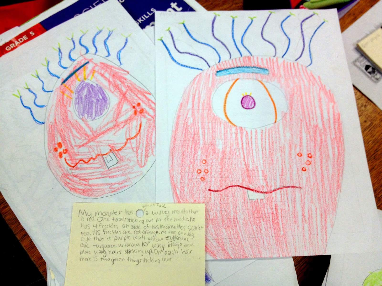 Descriptive Writing 4th Grade - October - SSSTeaching