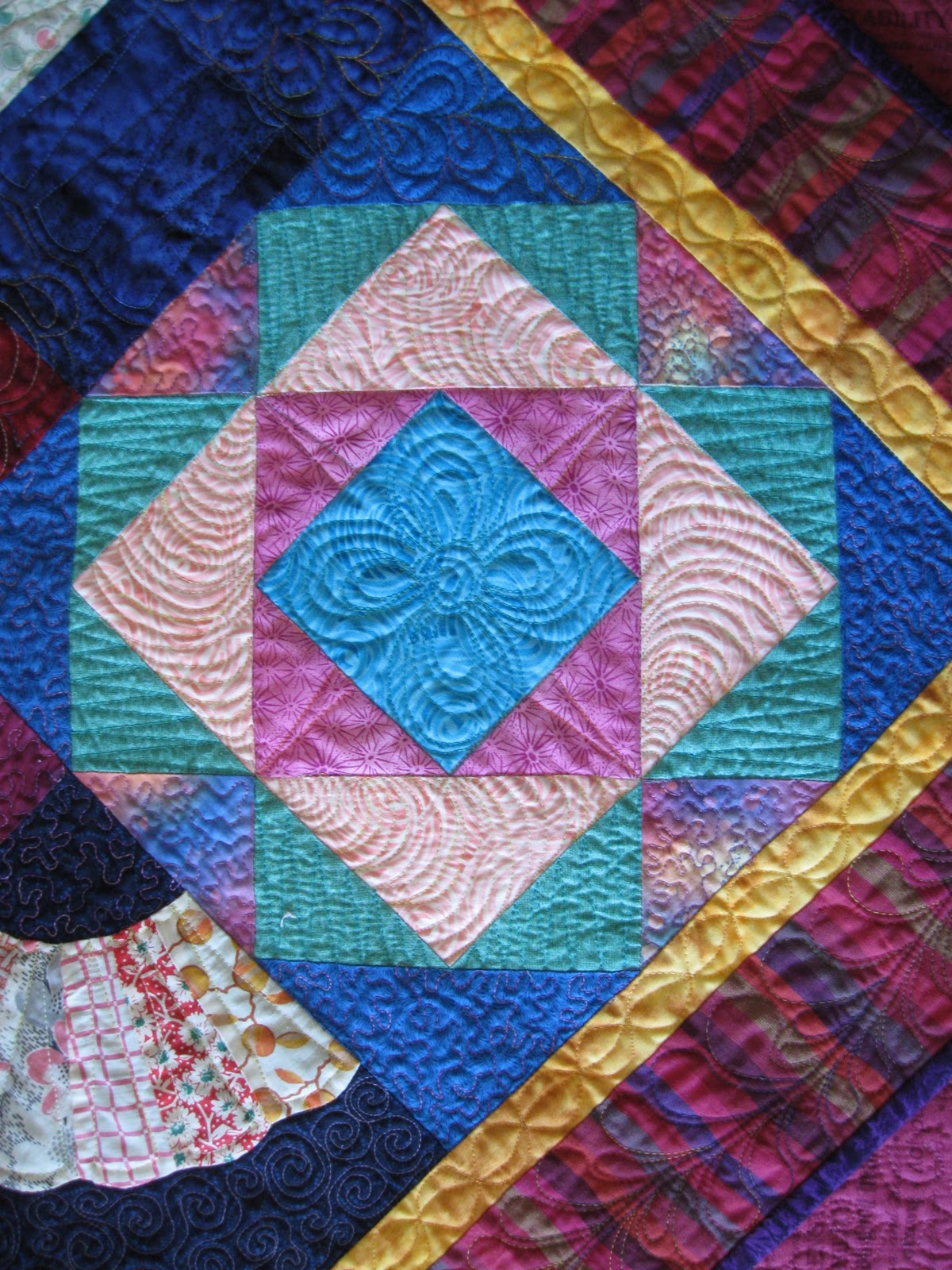 Fiber Antics by Veronica: Free-motion Quilting, stitching freestyle