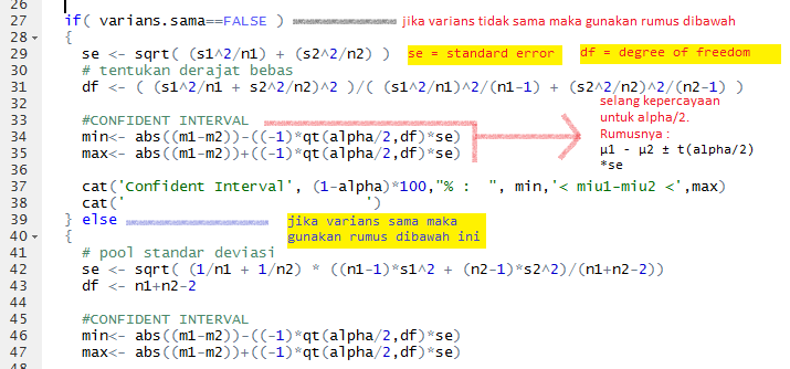 Create T Test Function Manually with R (Uji T Menggunakan R)