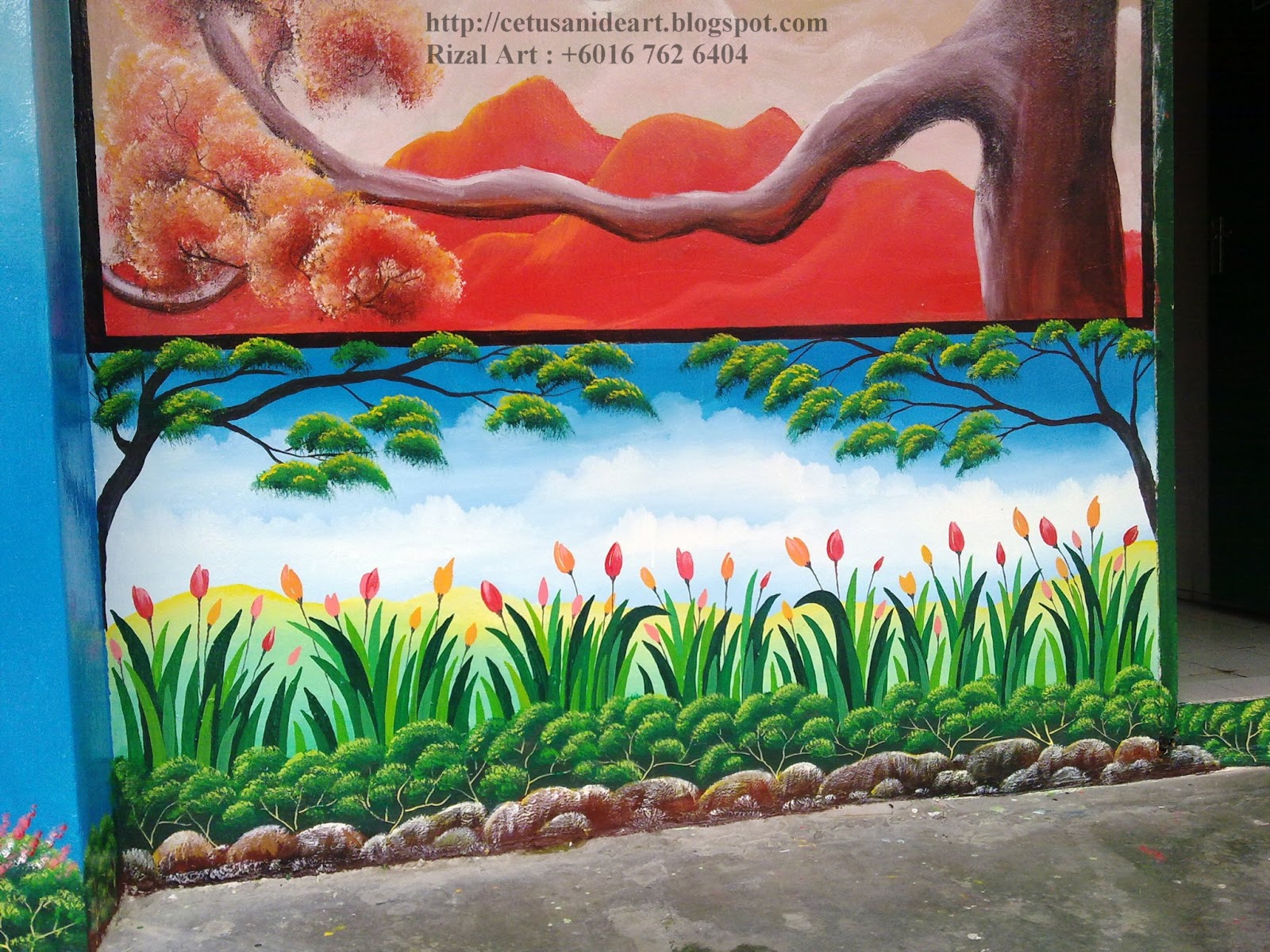 MURAL ART CETUSAN IDEA: SAMPLE IMAGE MURAL ( BACKGROUND ARTS )