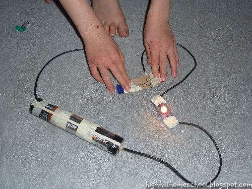 Highhill Homeschool: Make your own electrical switch