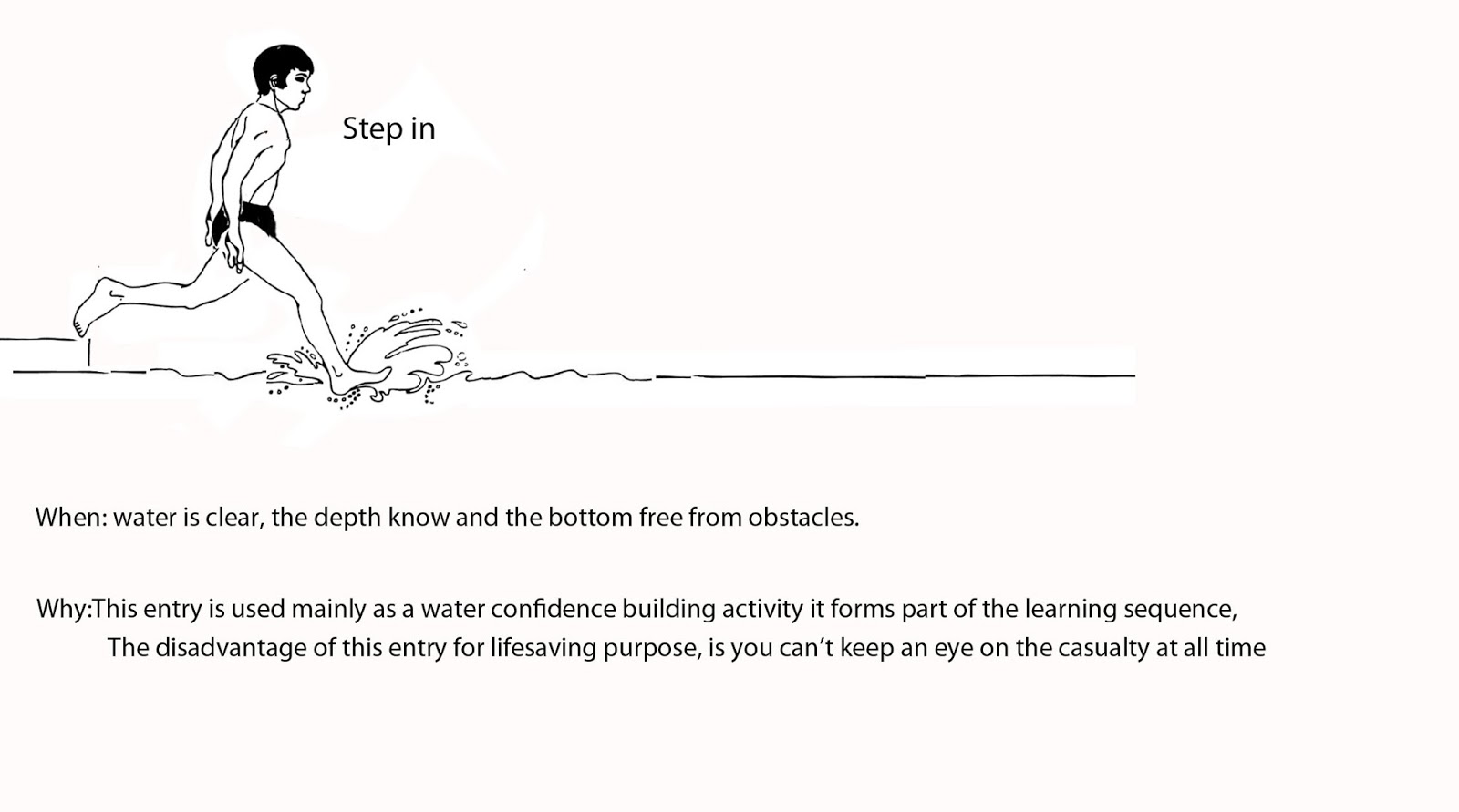 SwimSafer Booking: What is Step-In Entry?