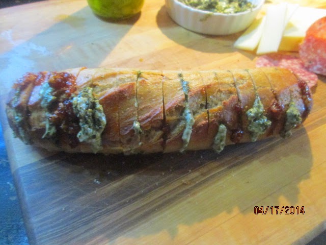 Cooking with Barry & Meta: Salami-stuffed Bread - 2 ways