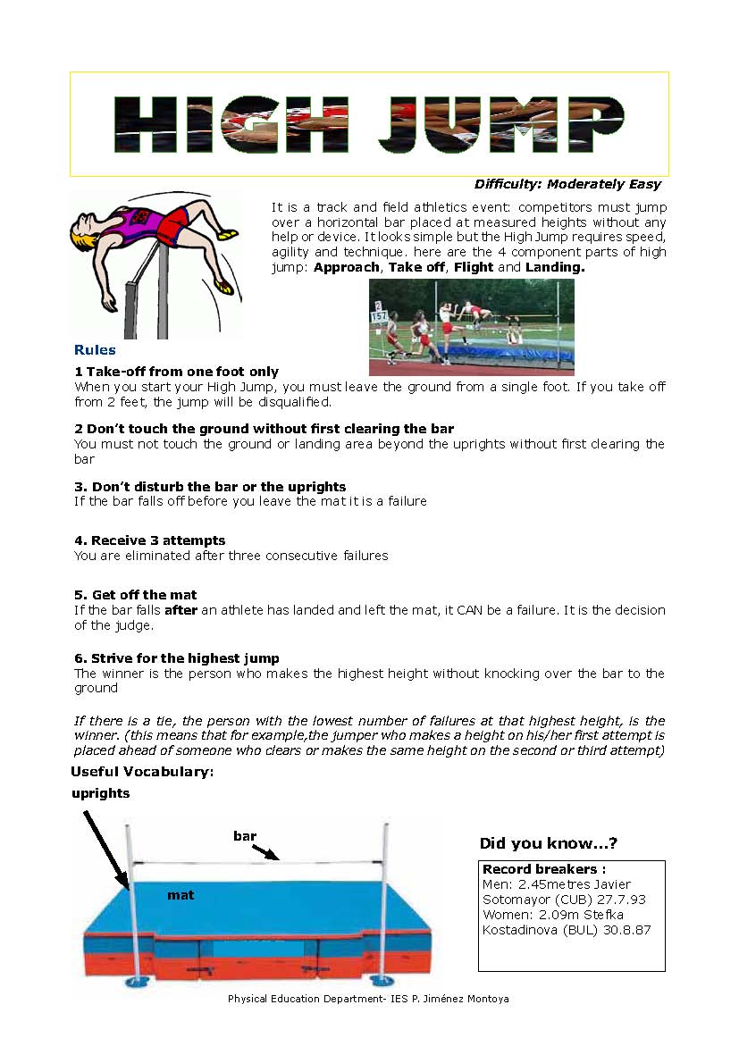 Physical Education: Athletics