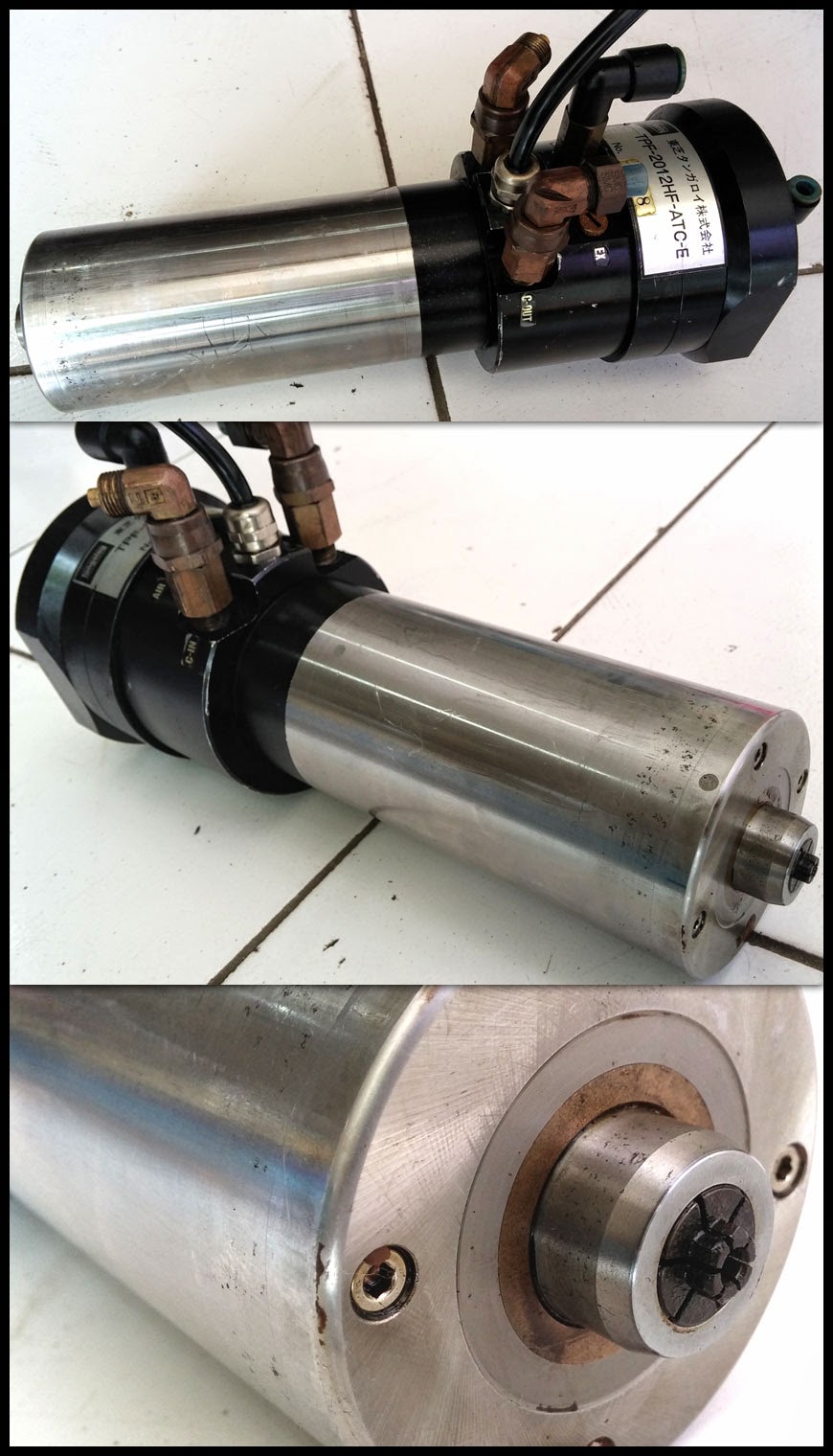 2nd MACHINE: PCB drilling spindle, TPF-2012HF-ATC-E, Tungaloy