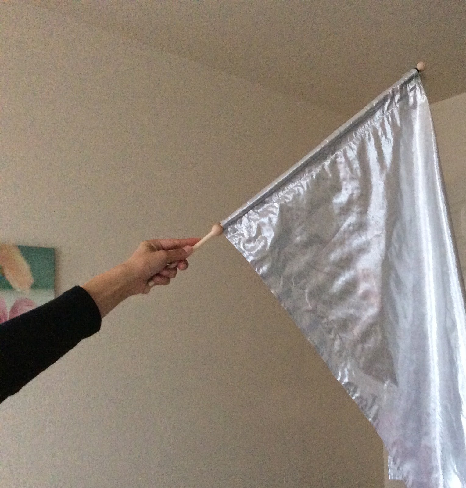 Keep Calm & Five On: DIY $9 Set of Flag Swivel Rods