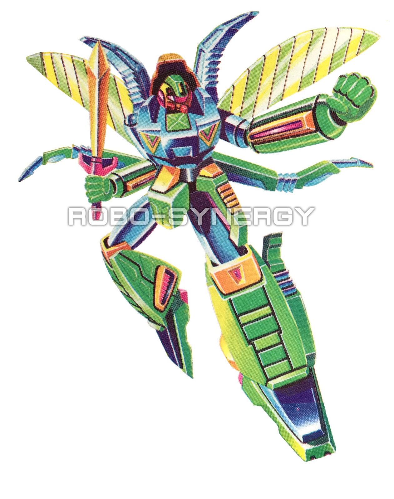 ROBO-SYNERGY: FIGHTING INSECTS - TOY ARTWORK