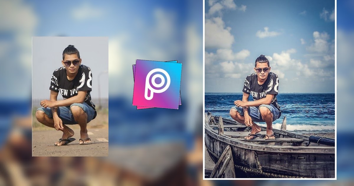 PICSART SEA+BOAT MANIPULATION EDITING TUTORIAL || CRIMINAL BOY PHOTO ...