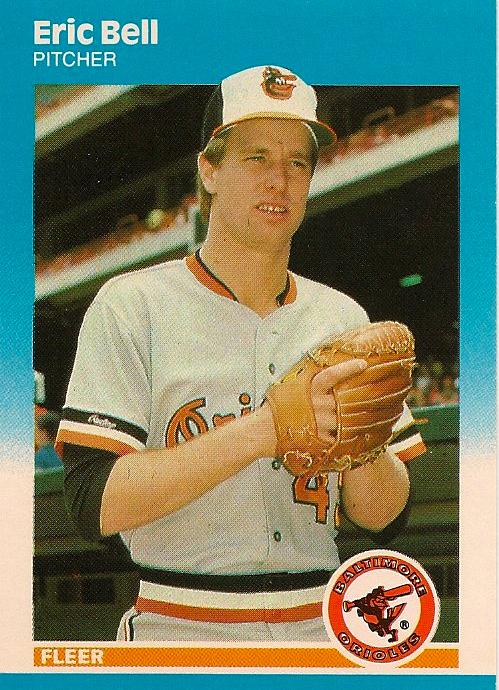 Orioles Card "O" the Day: Eric Bell, 1987 Fleer Update #U-2