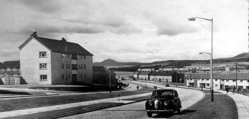 Tour Scotland: Old Photograph Glenrothes Fife Scotland