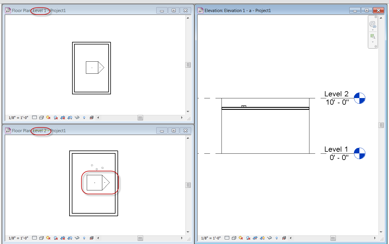 revit in plain english: Elevation Marker Showing on Level Above