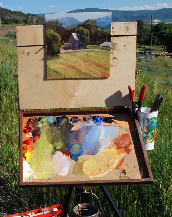 My Outdoor Painting Palette | LIFE NEEDS ART