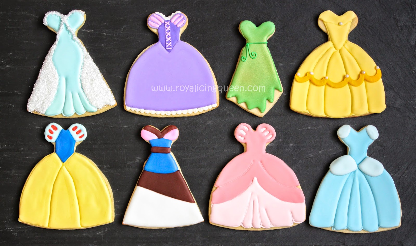 The Royal Icing Queen: Princess Dresses