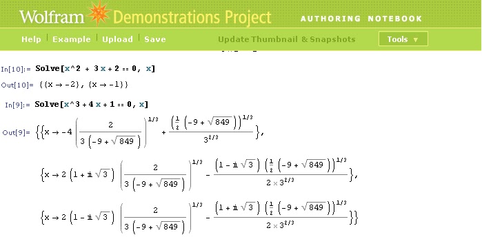 Trabajos de Informatica: Matemática con Wolfram Mathematica.