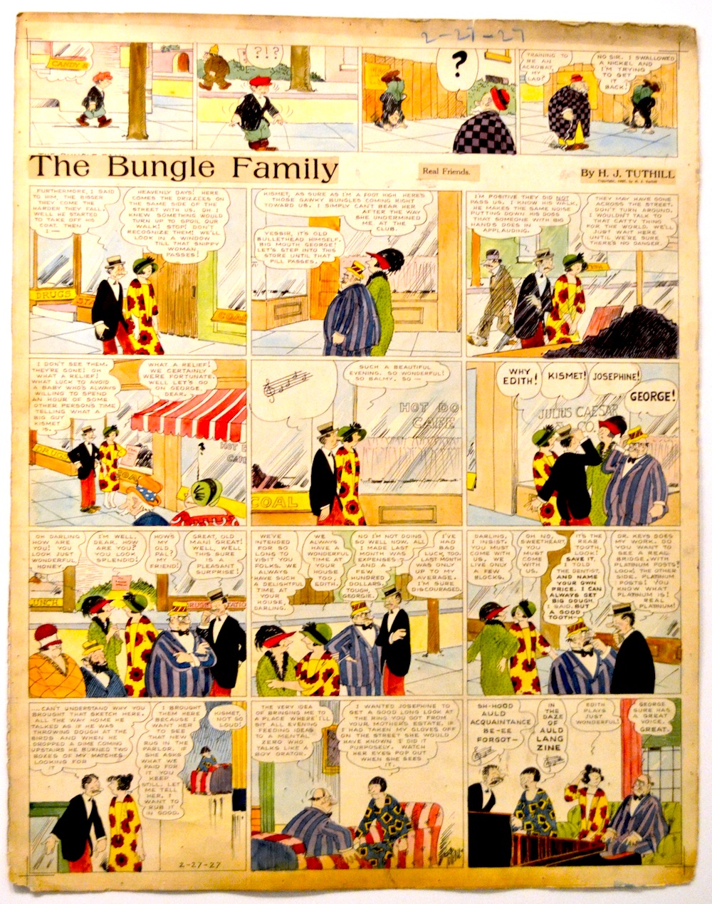 Comics: Works from the Collection of Robert Boyd: The Bungle Family by ...