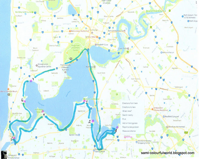 COLOURFULWORLD: Driving around the Swan River coast