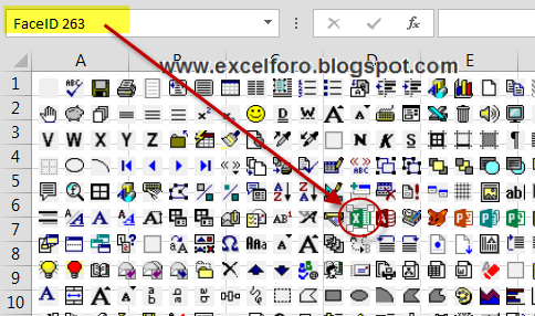 VBA: Listar los iconos que corresponden a la propiedad FaceId. | EXCEL ...