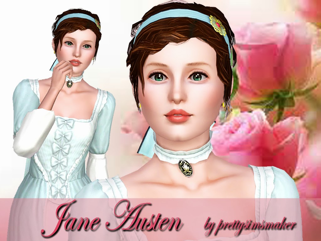 Sims and Just Stuff: Jane Austen by prettysimsmaker