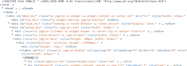 Warning: Unresponsive script en JQGrid