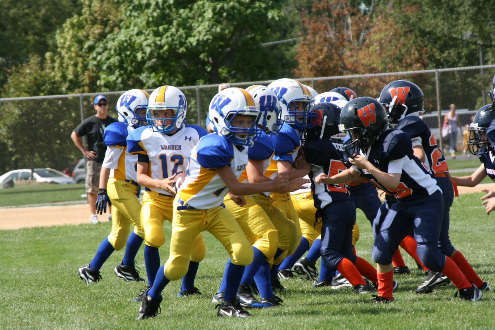 Wheaton Rams Team Black 73lbs: Wheaton Bowl vs. Warren