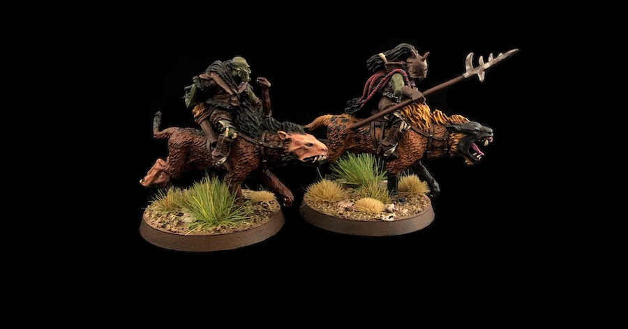 The Analogue Hobbies Painting Challenge: From Curt: LotR Warg Riders ...