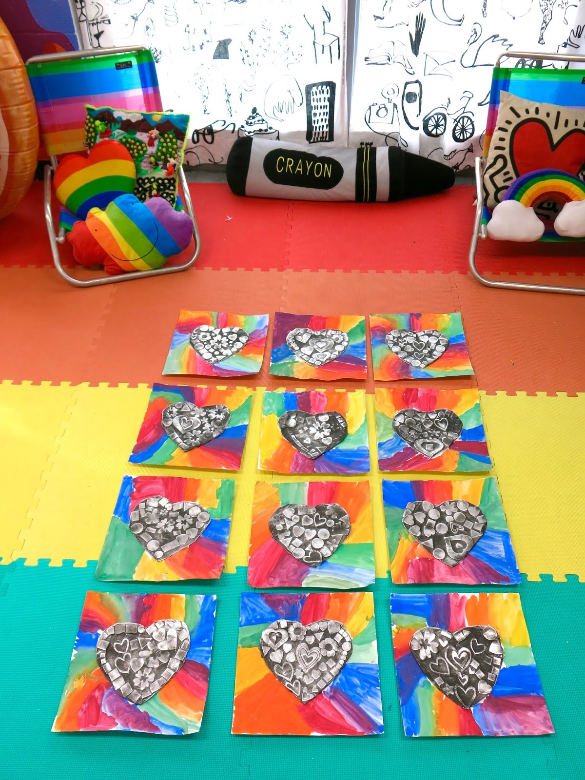 Cassie Stephens: kindergarten art